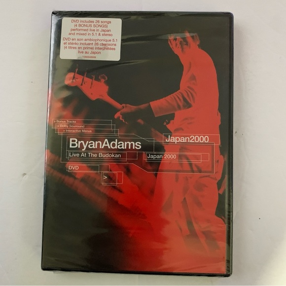 Media | Bryan Adams Live At The Budokan Dvd New | Poshmark